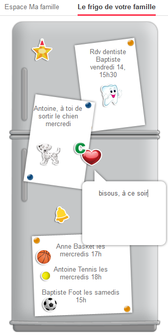 Partager des mémos sur le frigo - Le blog Mailo